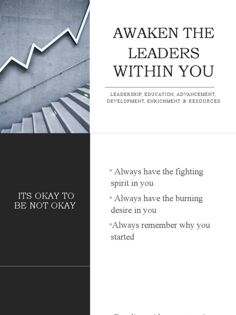 Awaken The Leaders Within You | PDF | Leadership | Cognitive Psychology