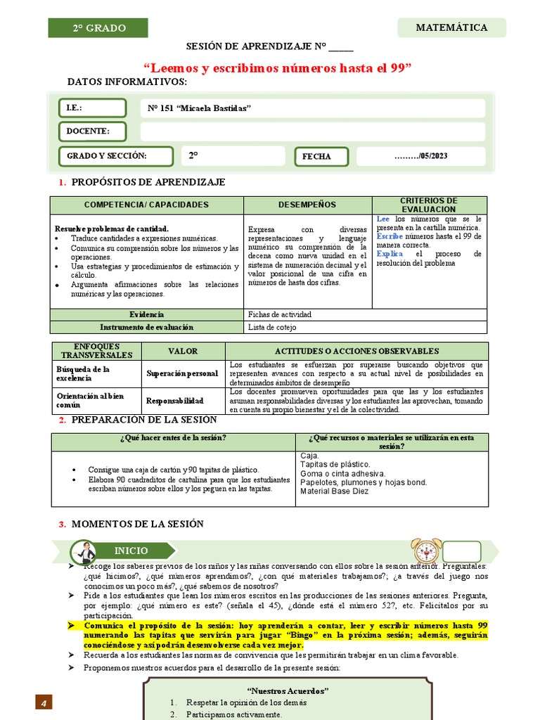 SESION MATE - 02 de Mayo | PDF