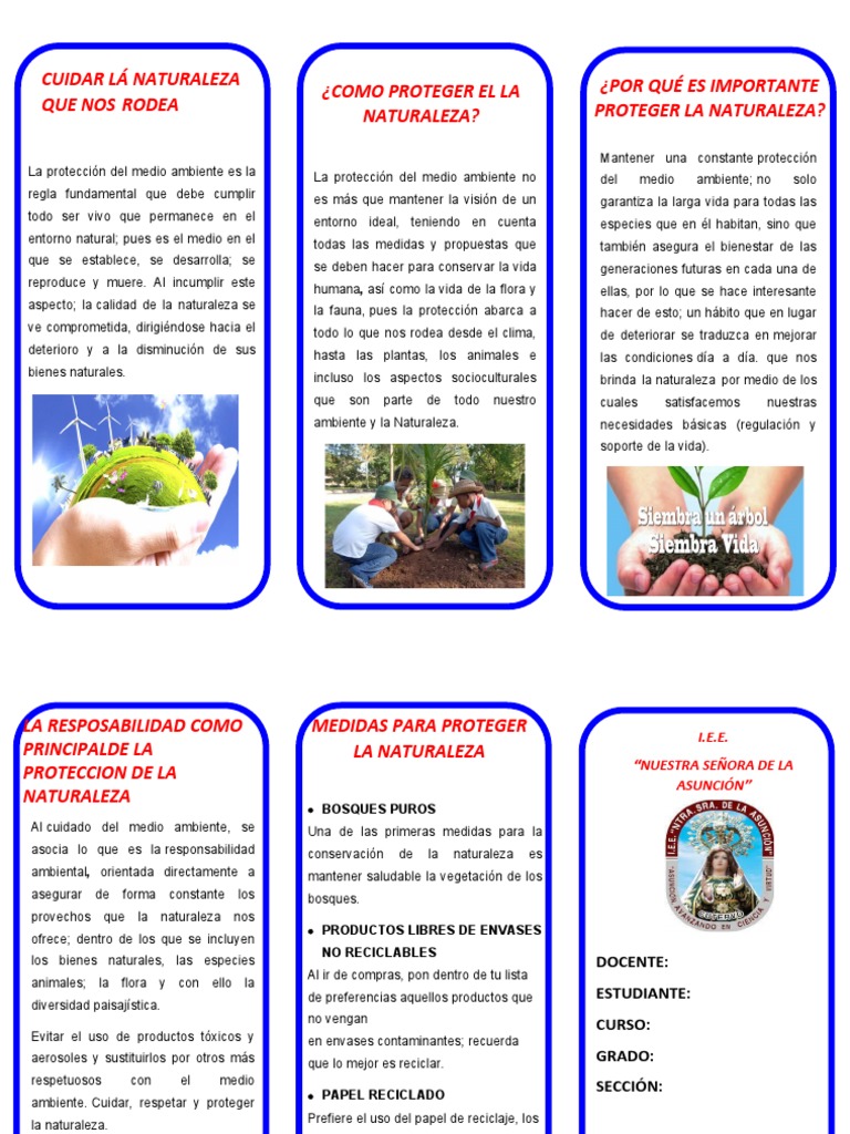 Triptico Sobre La Naturaleza | PDF