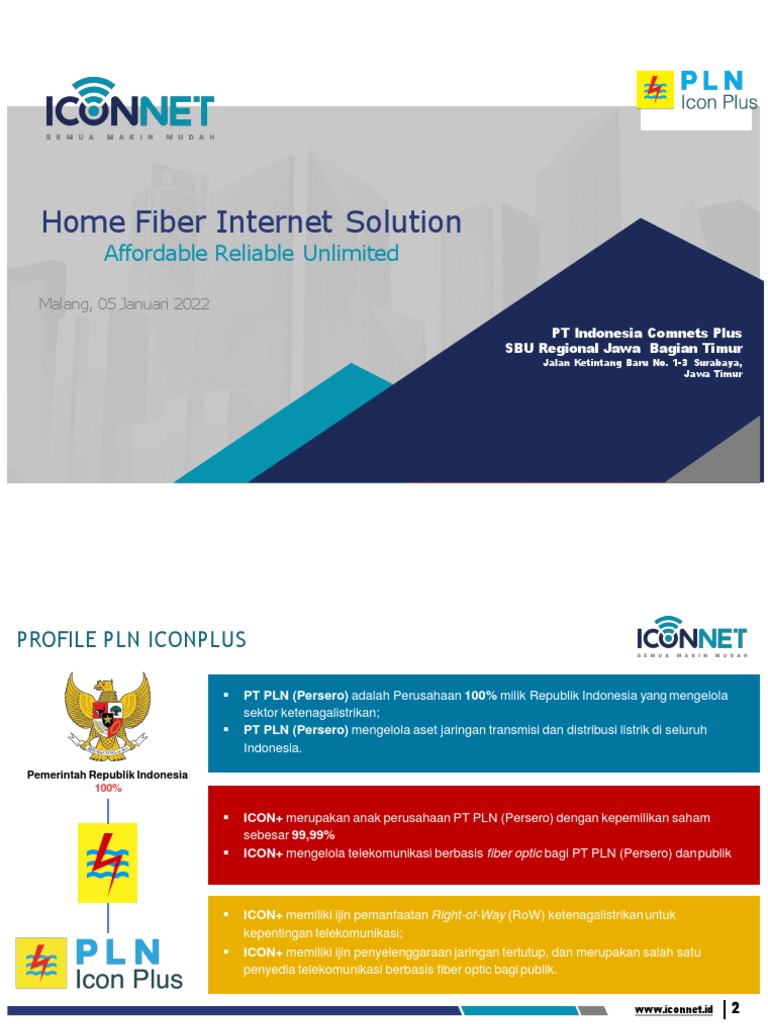 Company Profile Iconnet | PDF