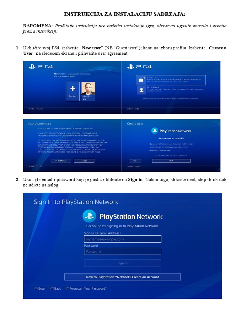 Instrukcija Za Instalaciju Igre PRIMARY | PDF