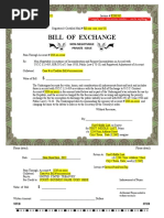 International Bill of Exchange Template | PDF | Negotiable Instrument ...