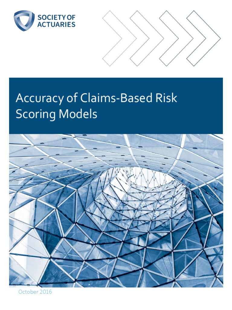 Accuracy of Claims-Based Risk Scoring Models | PDF | Coefficient Of ...