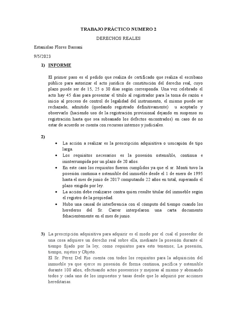 TP 2 Reales | PDF | Finanzas y dinero