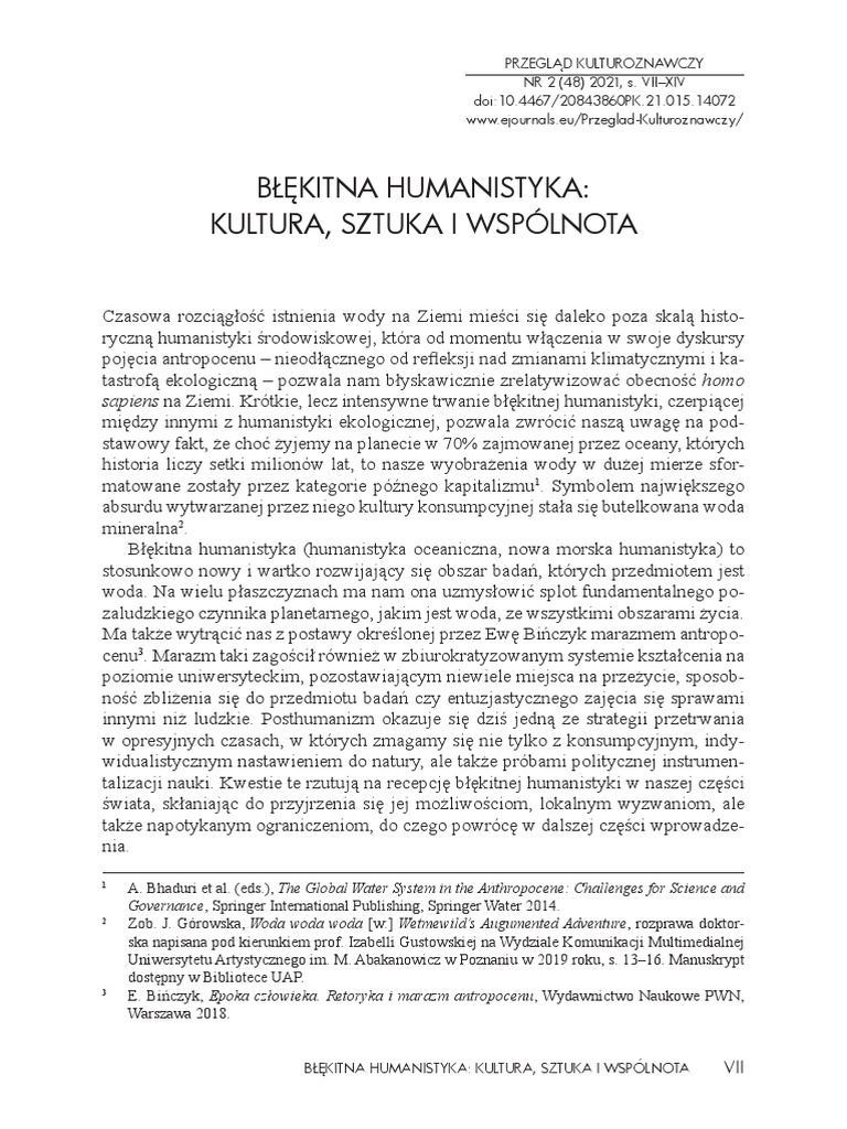 1 Jarosz Przeglad-Kulturoznawczy 2 (48) 2021 | PDF 1 Jarosz Przeglad-Kulturoznawczy 2 (48) 2021 | PDF
