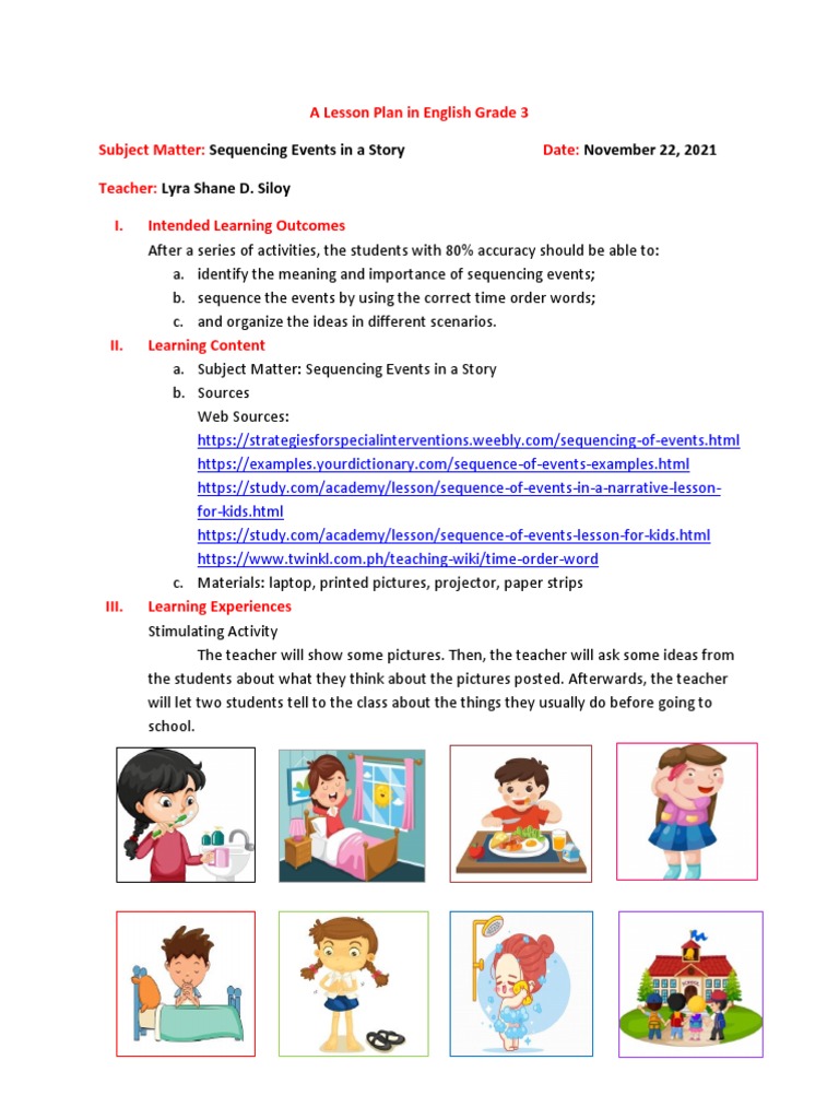 A Lesson Plan in English Grade 3 | Download Free PDF | Lesson Plan ...