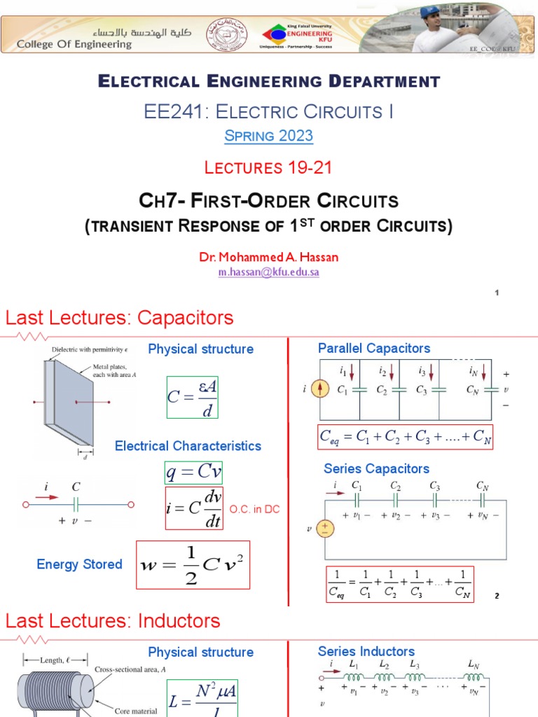 7 | PDF | Electrical Network | Capacitor