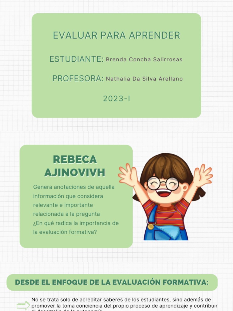 evaluar para aprender | PDF