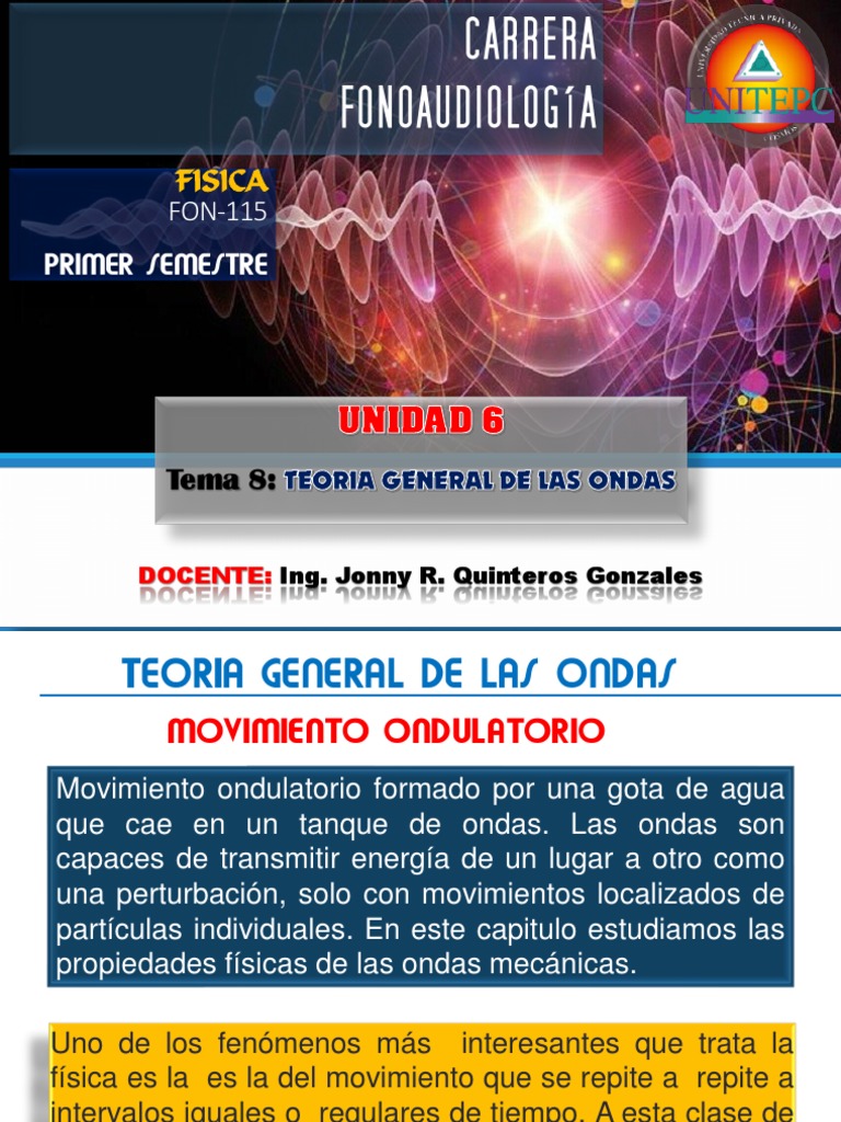 Tema 8 - Teoria General de Las Ondas | PDF | Olas | Longitud de onda