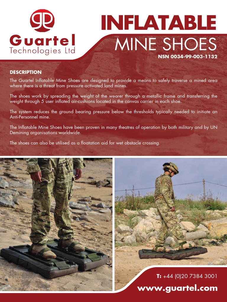 Guartel Data Sheet Mine Shoes 3 | PDF