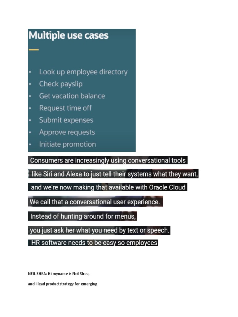 Oracle Digital Assistant Overview Pdf