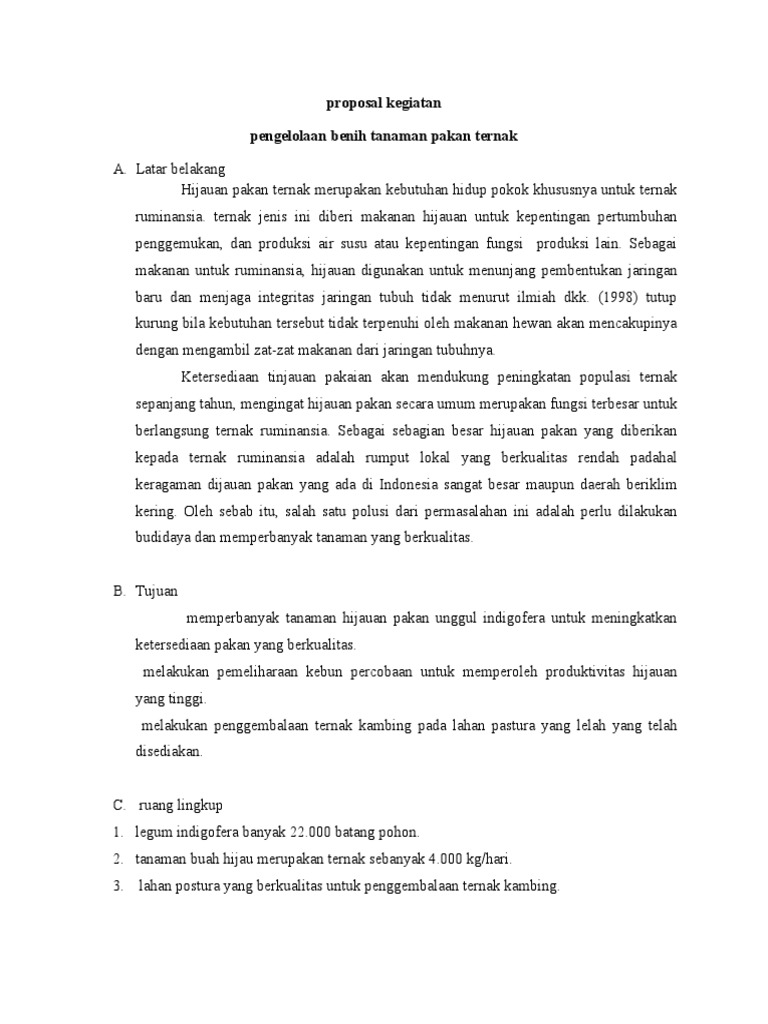 Proposal Kegiatan | PDF | Teknologi & Rekayasa