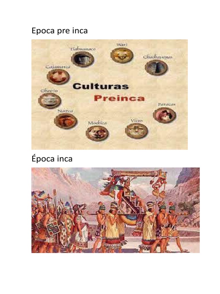Epoca Pre Inca | PDF