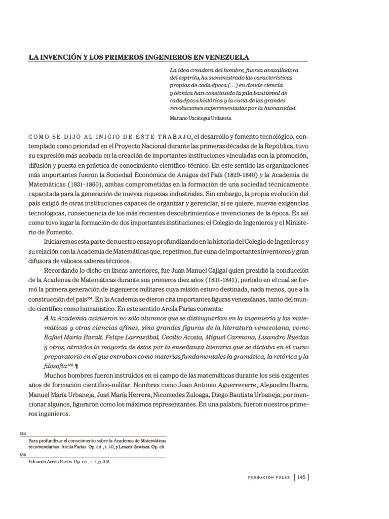 Inventos, Inventores e Invenciones Del Siglo XIX Venezolano (La ...