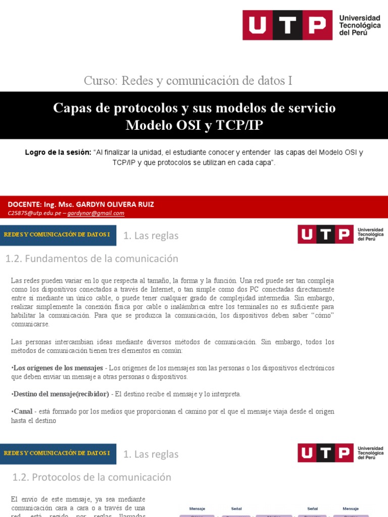 s02.s1 - Modelo Osi y Tcp-Ip - Parte 1 | PDF | Protocolos de internet | Red de computadoras