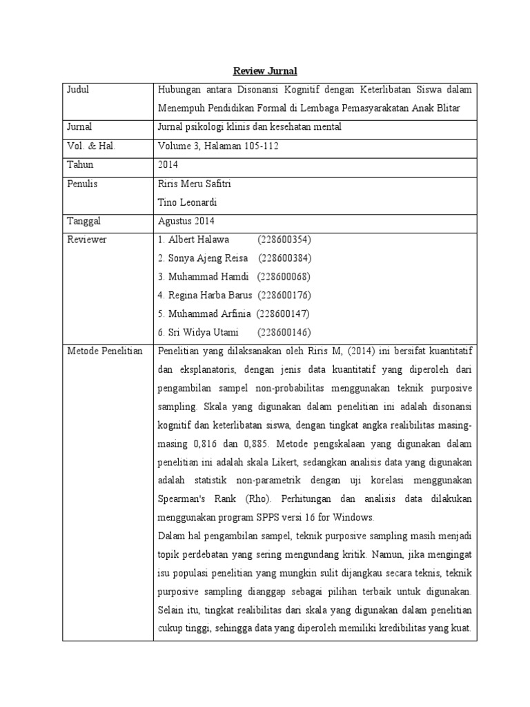 Review Jurnal Kelompok | PDF