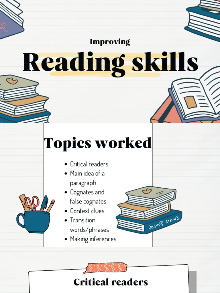 Improving Reading Skills | PDF | Reading Comprehension | Cognition