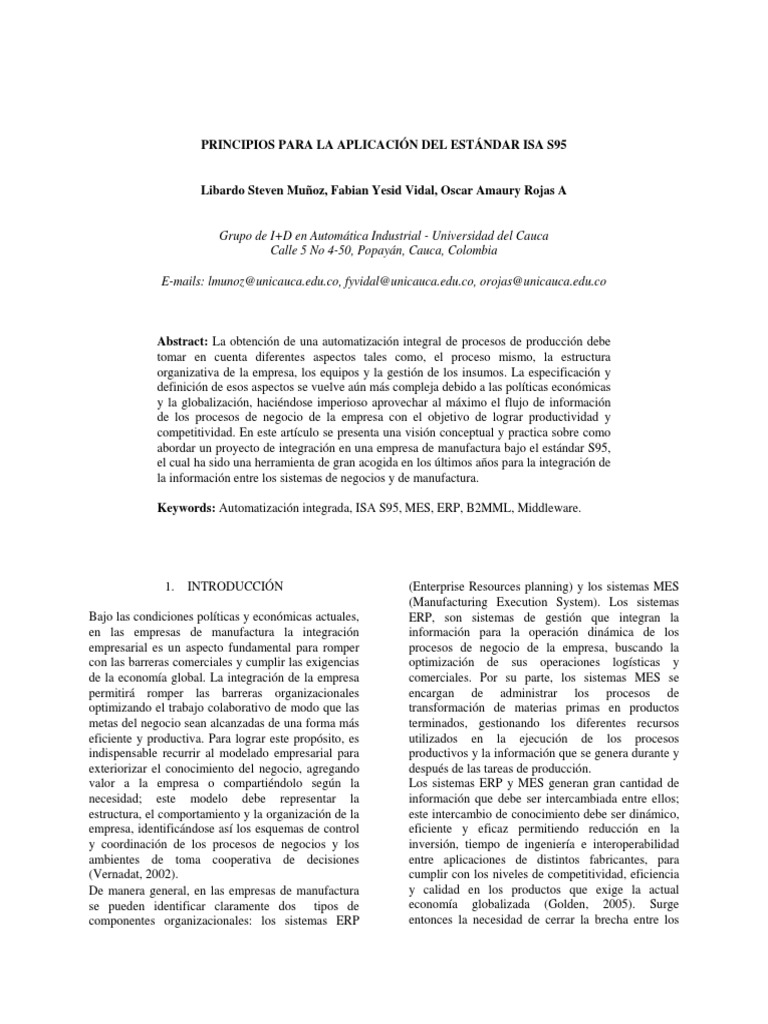 Principios para La Aplicacion Del Estand | PDF Principios para La Aplicacion Del Estand | PDF
