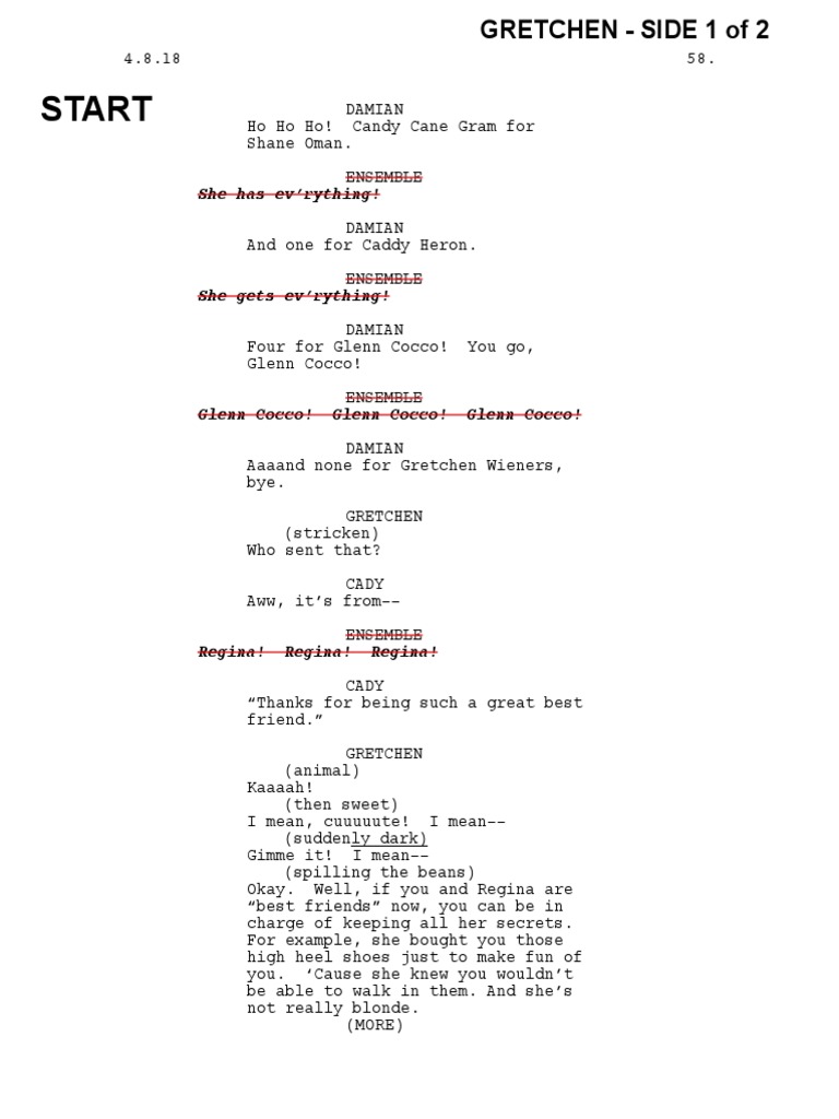 Gretchen | PDF | Broadway Musicals | Musical Theatre