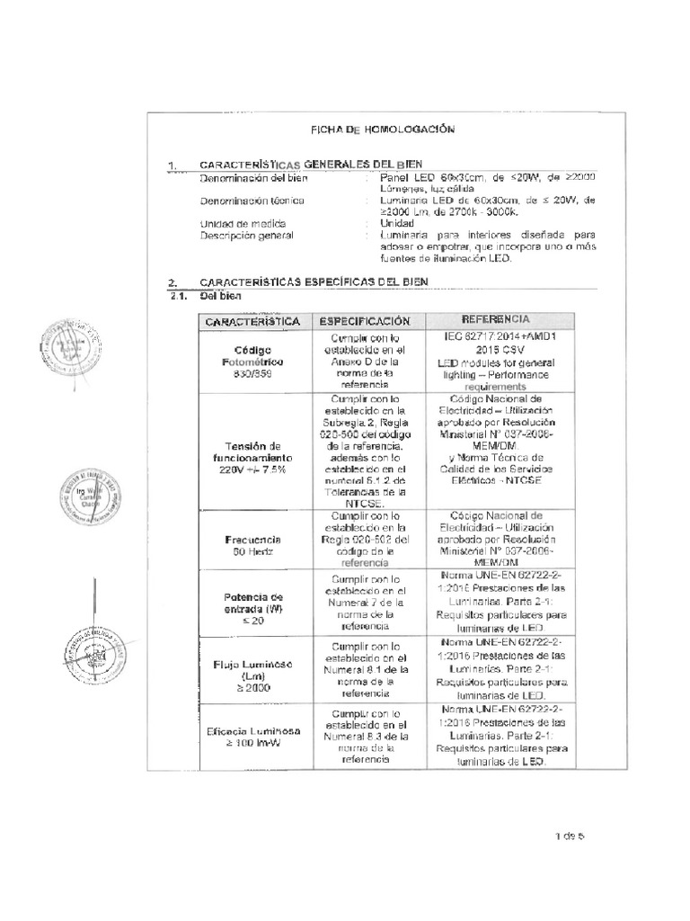 06 FH Panel LED Con RM 494-2017 | PDF