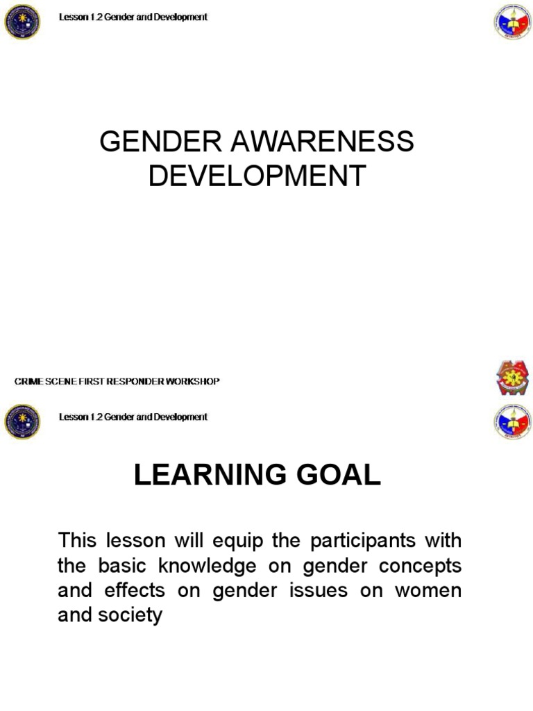 Lesson 1.2 Gender and Development | PDF