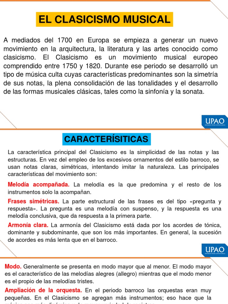 El Clasicismo Musical | PDF | Wolfgang Amadeus Mozart | Periodo Clásico (Música)