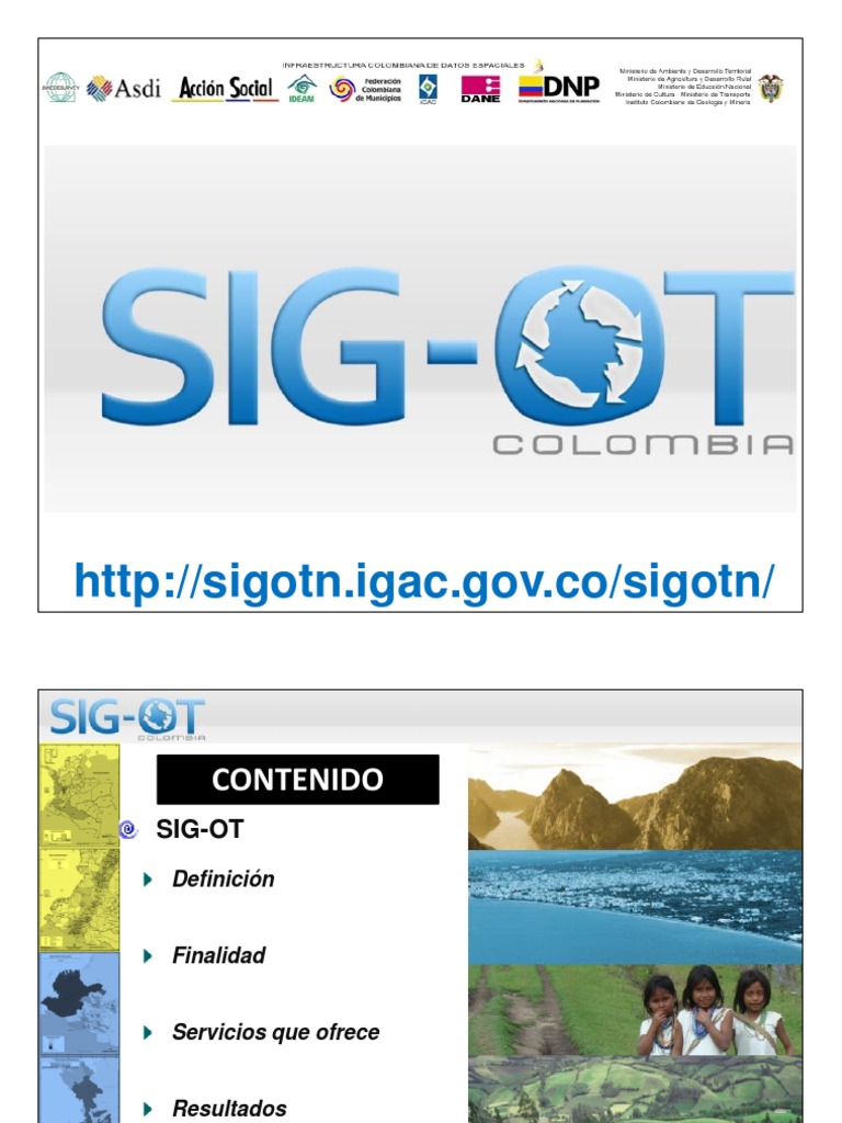 SIGOT | Sistema de información geográfica | Planificación