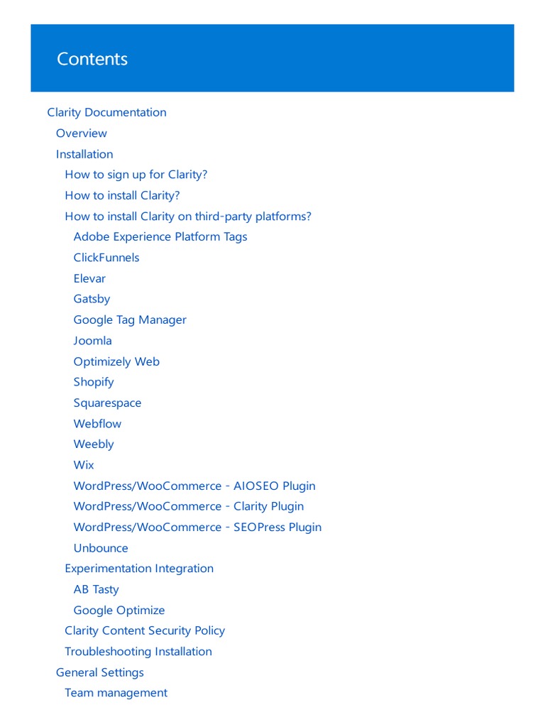 Clarity | PDF