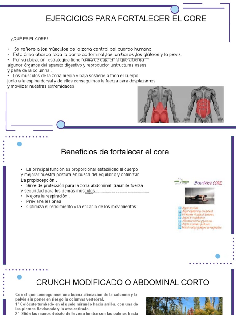 CORE Corre | PDF | La columna vertebral | Abdomen