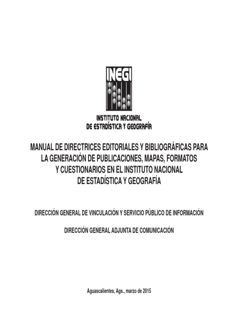 Manual de Directrices Editoriales (Normateca) | PDF