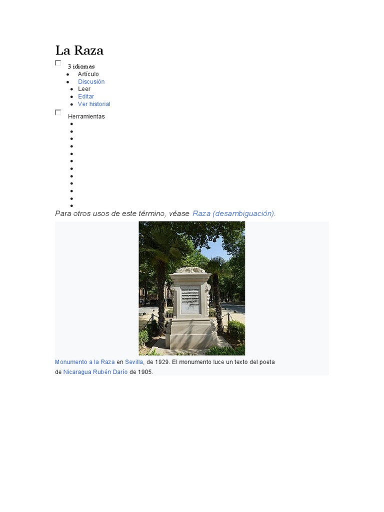 La Raza: para Otros Usos de Este Término, Véase | PDF | Justicia ...