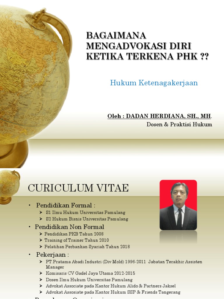 Bagaimana Mengadvokasi Diri Ketika Terkena PHK | PDF