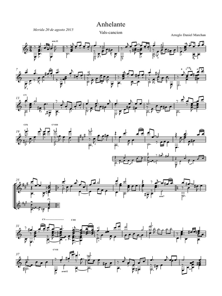 Anhelante - Full Score | PDF