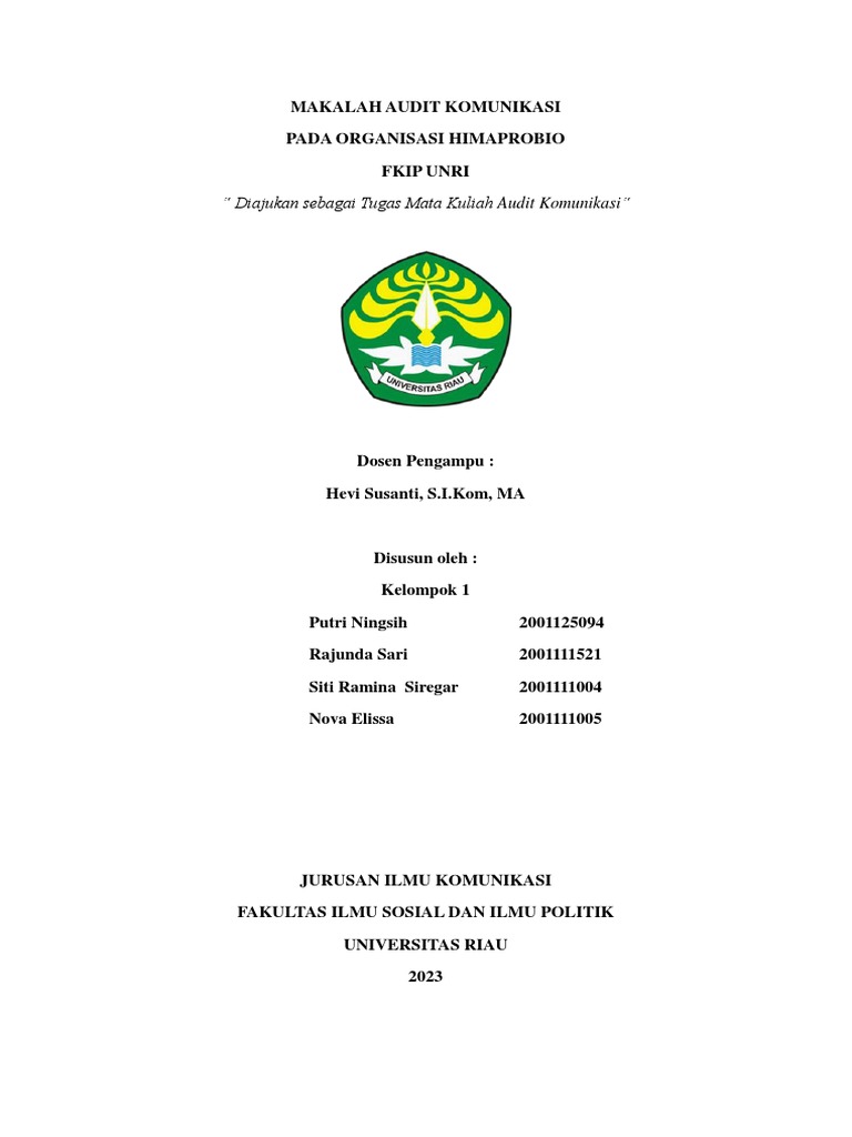 Kelompok 1 Audit | PDF