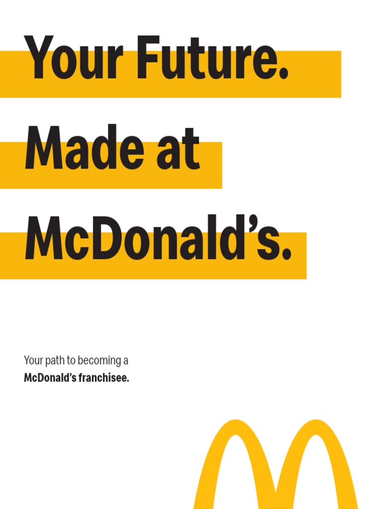 McDonalds Franchise Brochure 2022v2 | PDF | Franchising | Mc Donald's