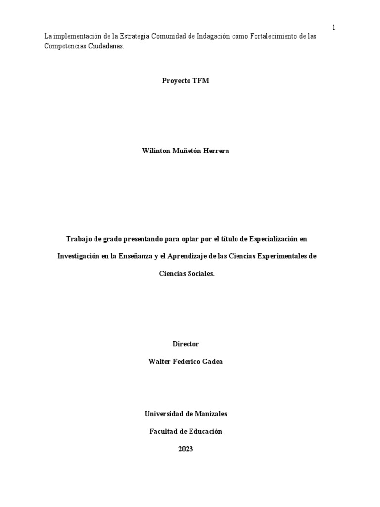 CORR | PDF | Aprendizaje | Pensamiento