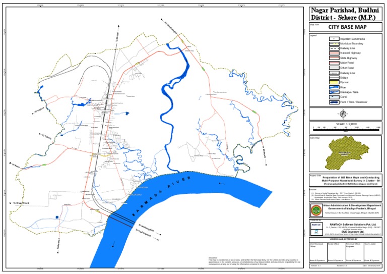 Budhni Base Map | PDF