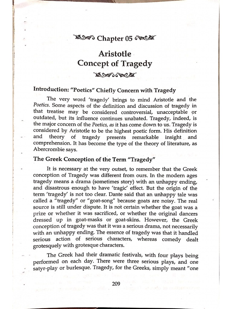 Aristotle Tragedy | PDF