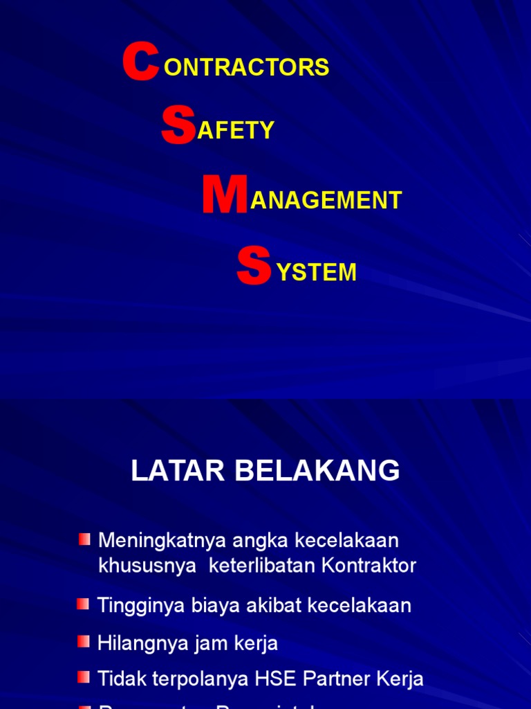 Csms and Hse Plan | PDF