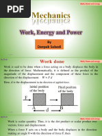 Work Energy Power Class 11 Formula Sheets | PDF | Collision | Force