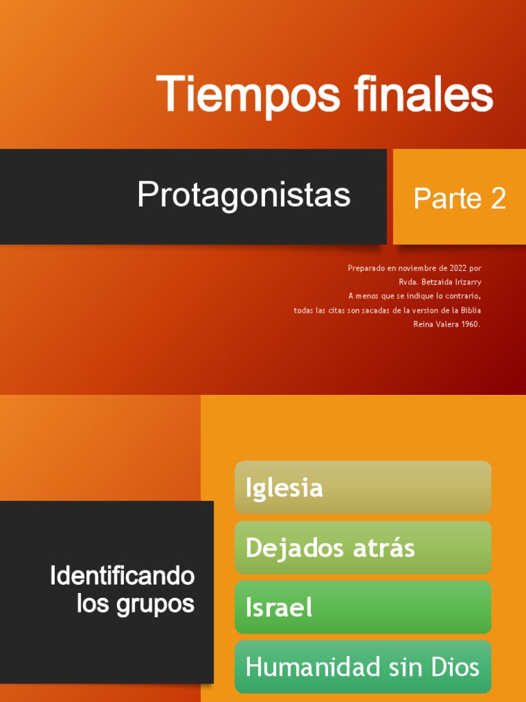 Tiempos Finales 2 Protagonistas | PDF | Cristo (título) | Libro de revelación