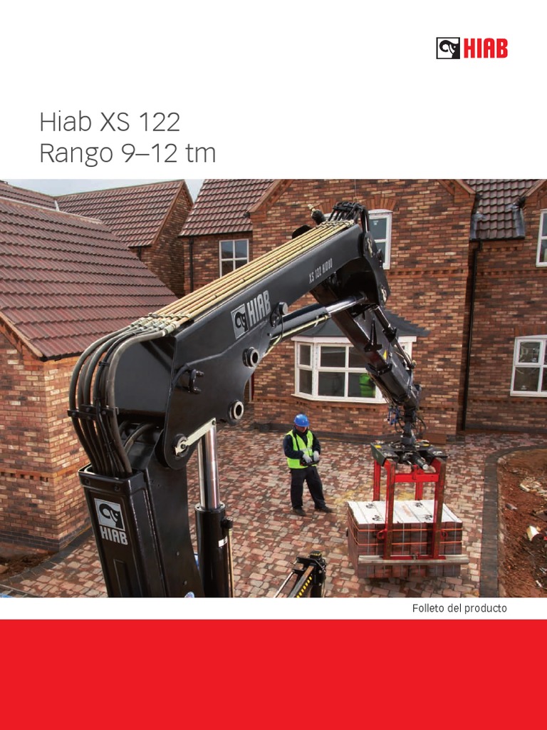 Hiab Gruas XS122 | PDF | Grúa (máquina) | Distribuidor