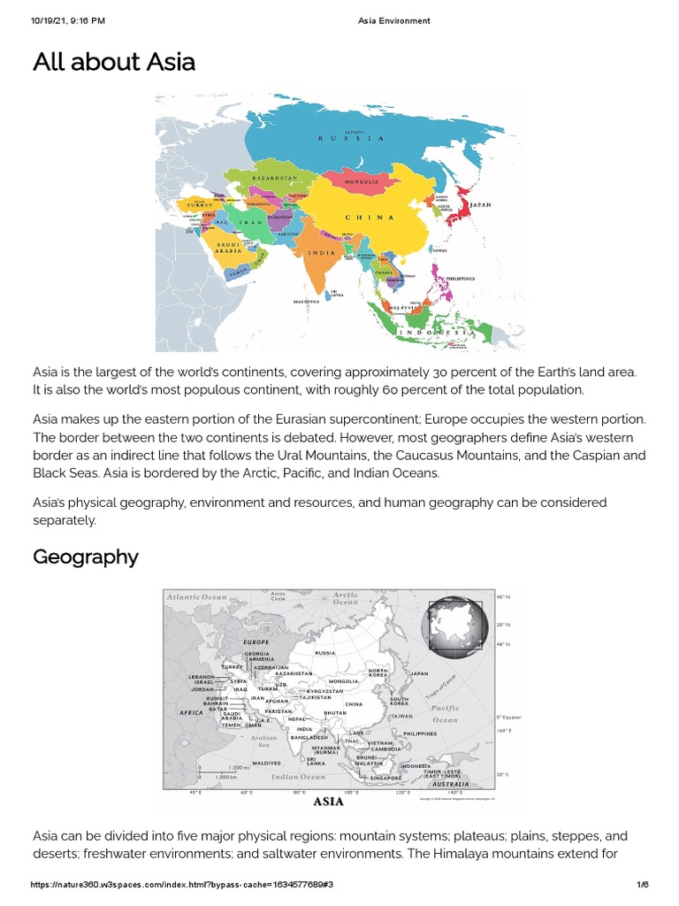 Asia Environment | PDF