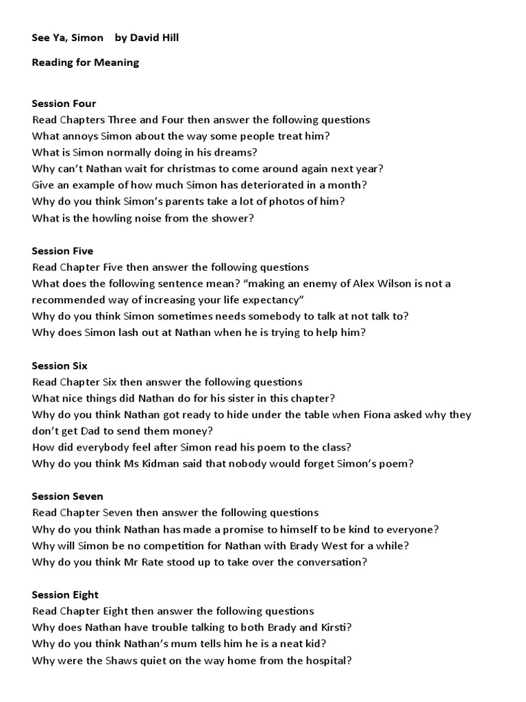 See Ya Reading For Meaning 2 | PDF