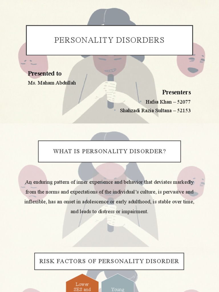 Personality Disorders | PDF