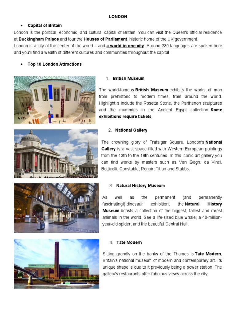LONDON | PDF | London | British Museum