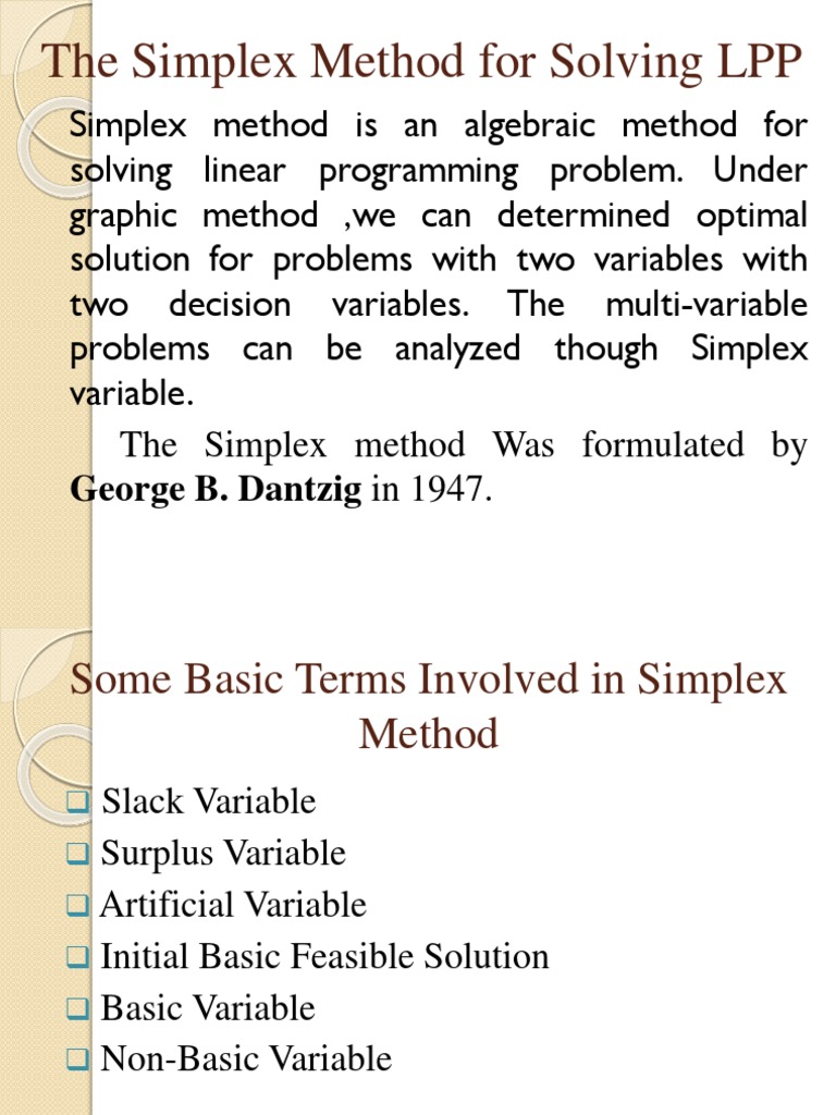 Simplex And Transportation Pdf Mathematical Optimization Linear