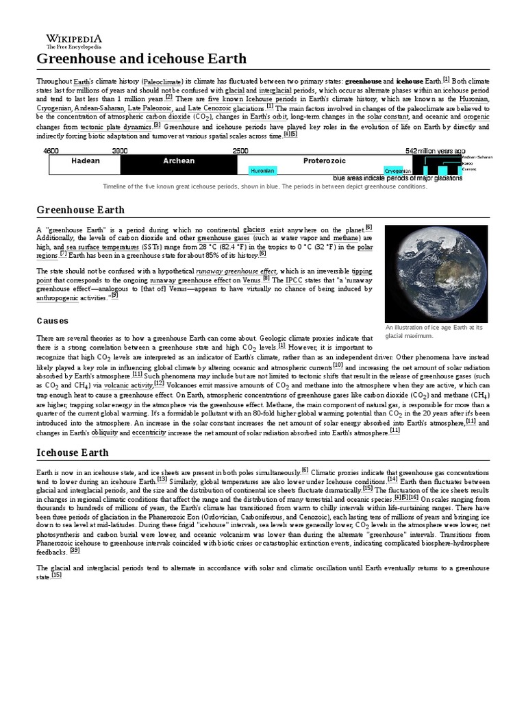 w.Greenhouse_and_icehouse_Earth | PDF | Earth Phenomena | Earth Sciences