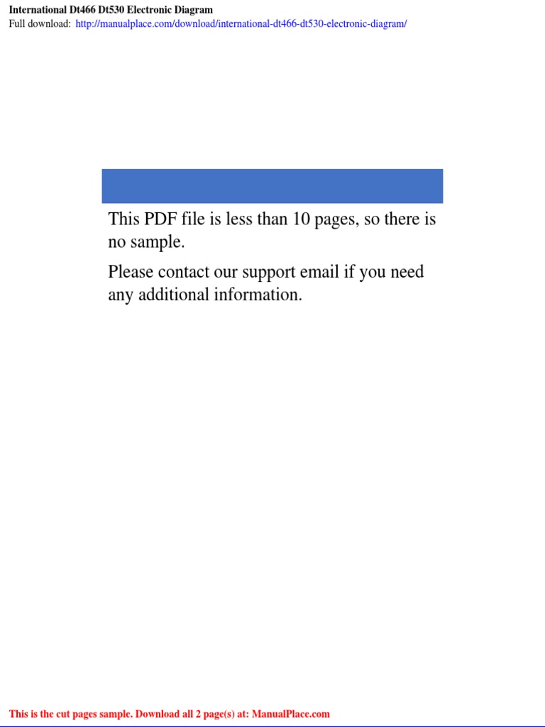 International DT466/DT530 Diagrams PDF | PDF