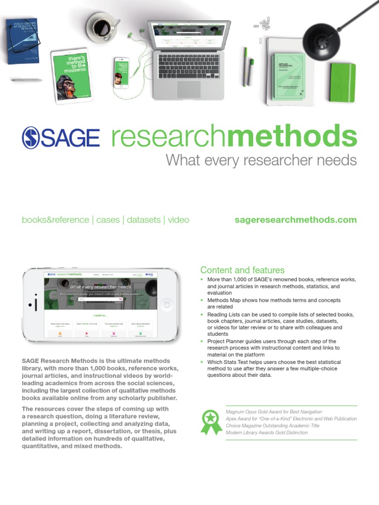 SAGE Research Methods Brochure | PDF | Methodology | Data